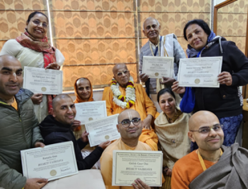 Training new full time devotees | ISKCON Punjabi Bagh,